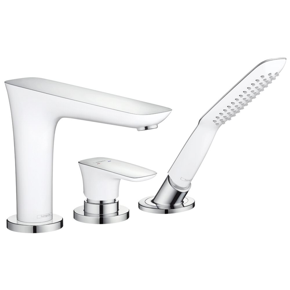 Hansgrohe PuraVida 3-Loch Wannenrand-Einhebelmischer - MEGABAD