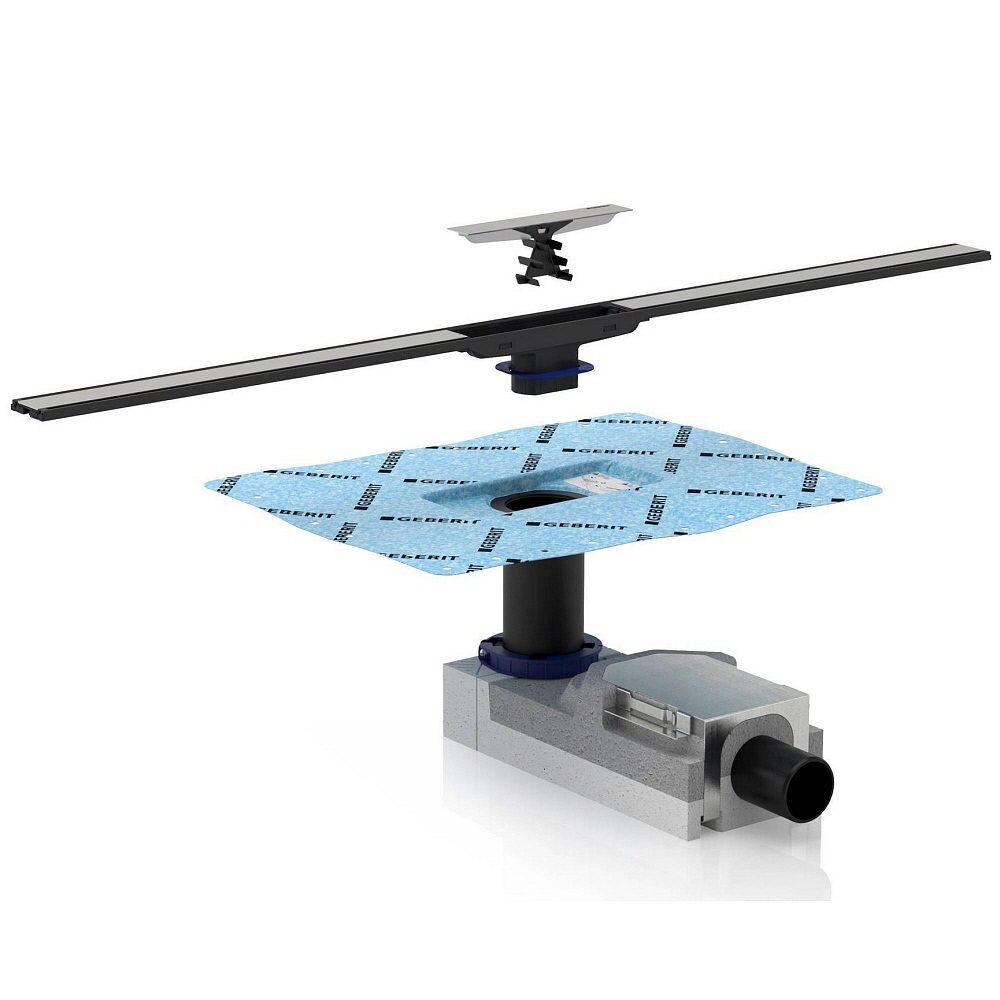 Geberit CleanLine Rohbauset für Fußbodenaufbauhöhe ab 9 cm 154.150.00.1 ...