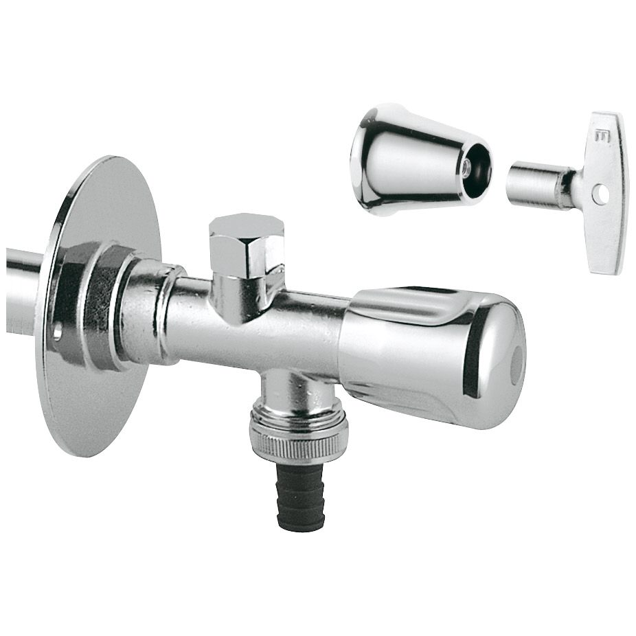Grohe Eurotect Komplett Außenwandventil, Art. 41212000 - MEGABAD