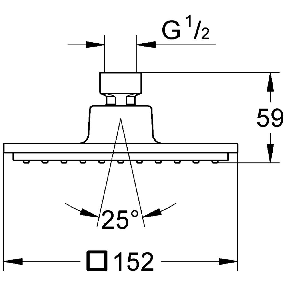 Grohe Euphoria Cube Kopfbrause 27705000 - MEGABAD